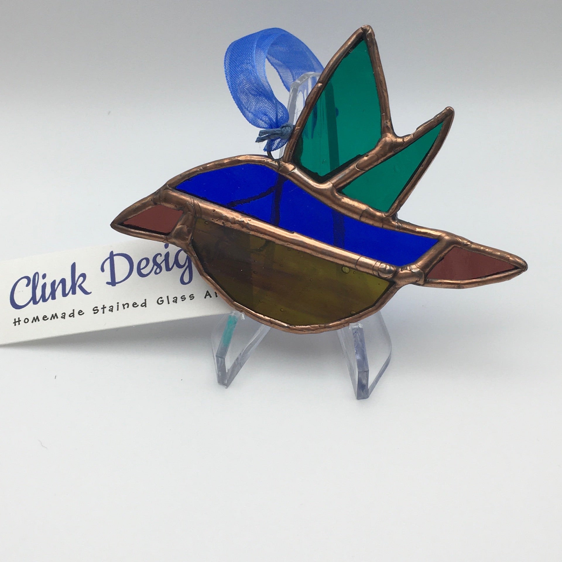Stained Glass - Hummingbird | Clink Designs
